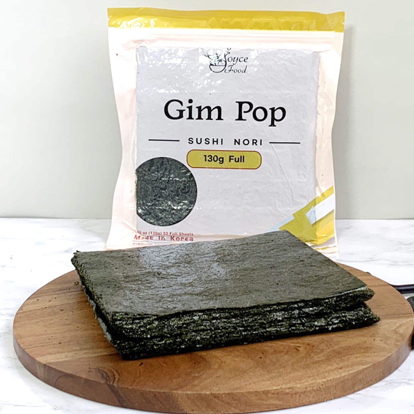 Gim Pop 50 Full Sheets 130g SHUSHI NORI – JoyceFood