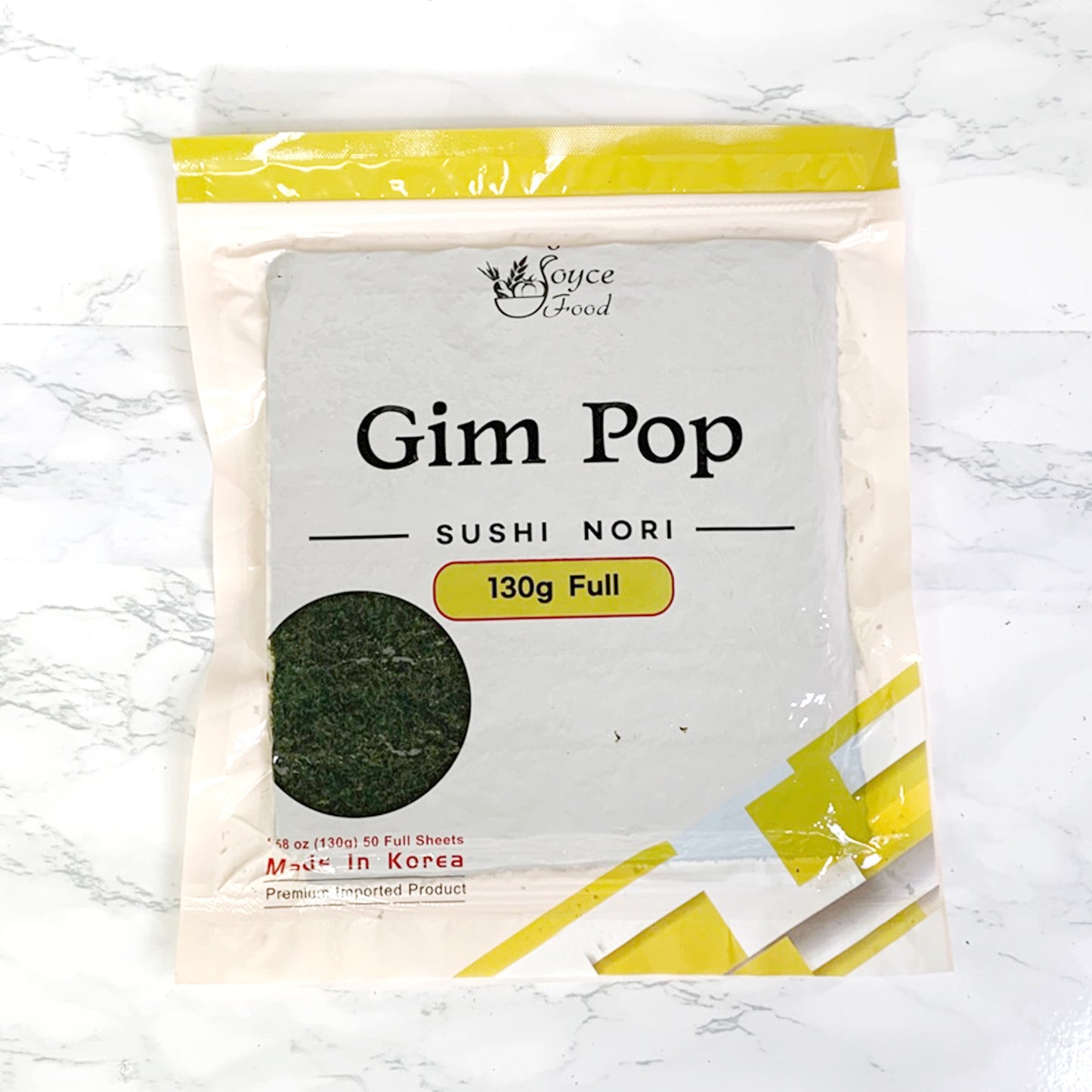 Gim Pop 50 Full Sheets 130g SHUSHI NORI – JoyceFood